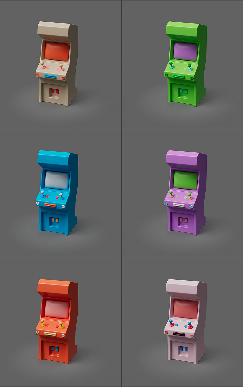 Houdini – random coloring from image palette.